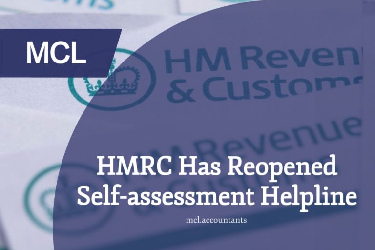 HMRC Has Reopened Self Assessment Helpline | 0300 200 3310